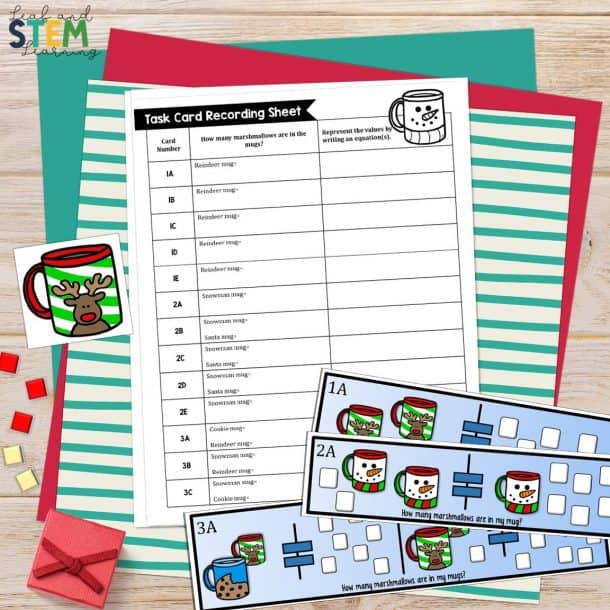 Christmas Math for Middle School - Leaf and STEM Learning